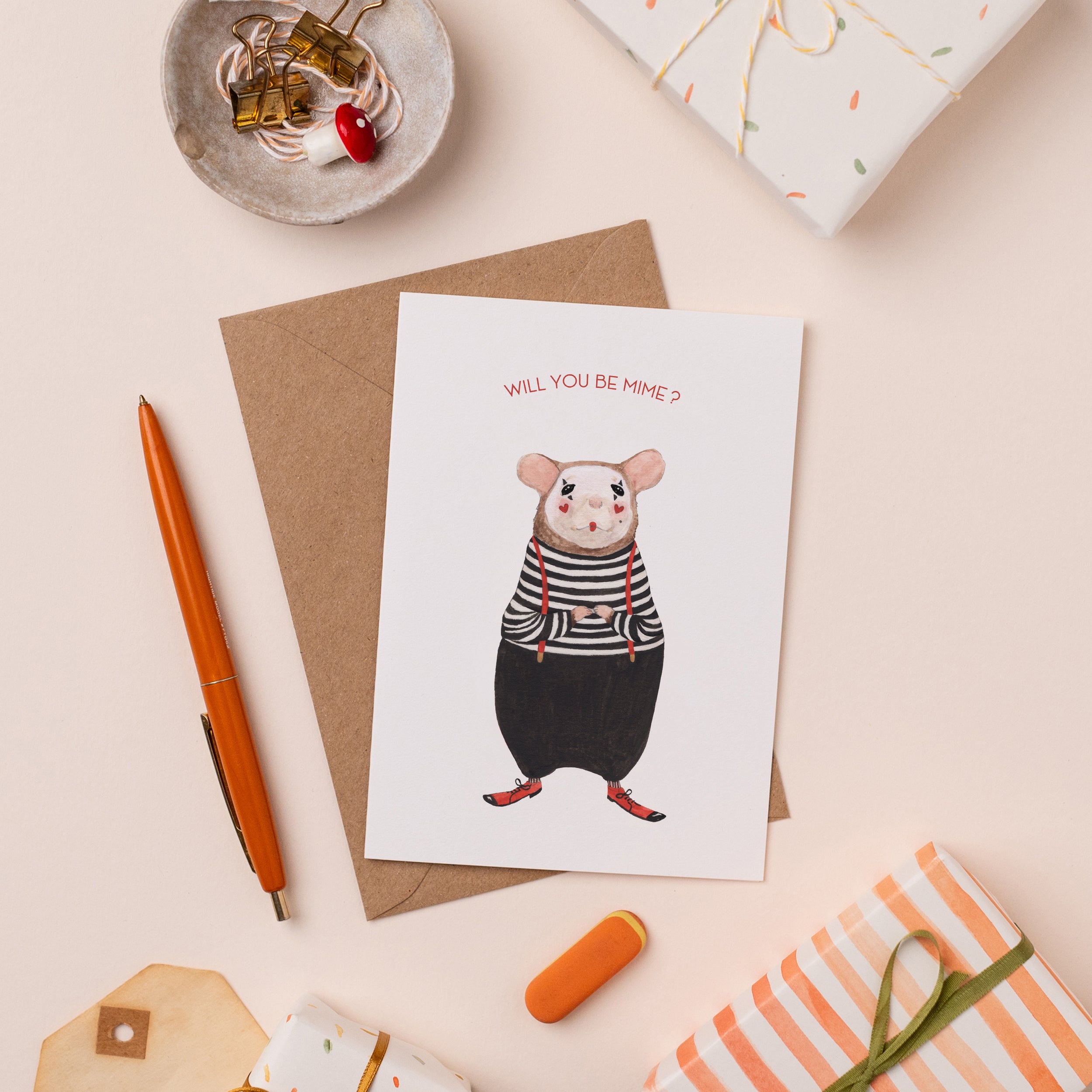 Be Mime Card – Mister Peebles