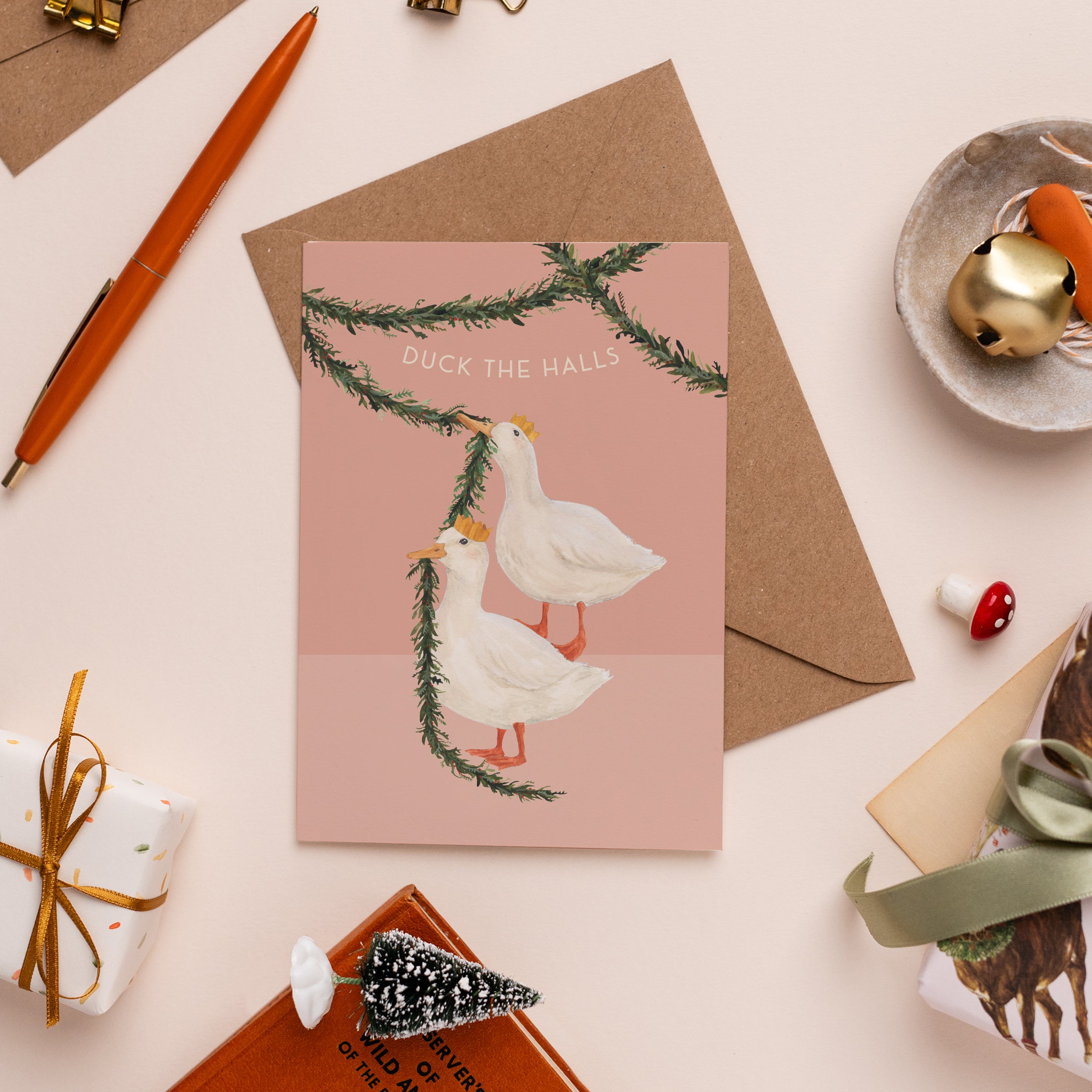 Duck the Halls Christmas Card – Mister Peebles