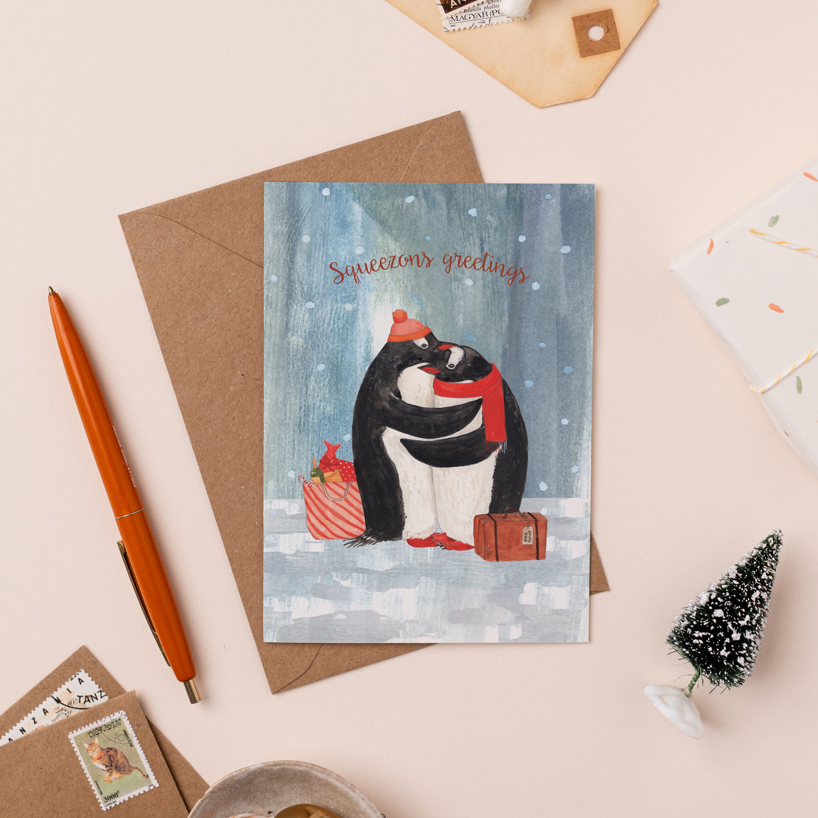 Squeezons Greetings Christmas Card – Mister Peebles