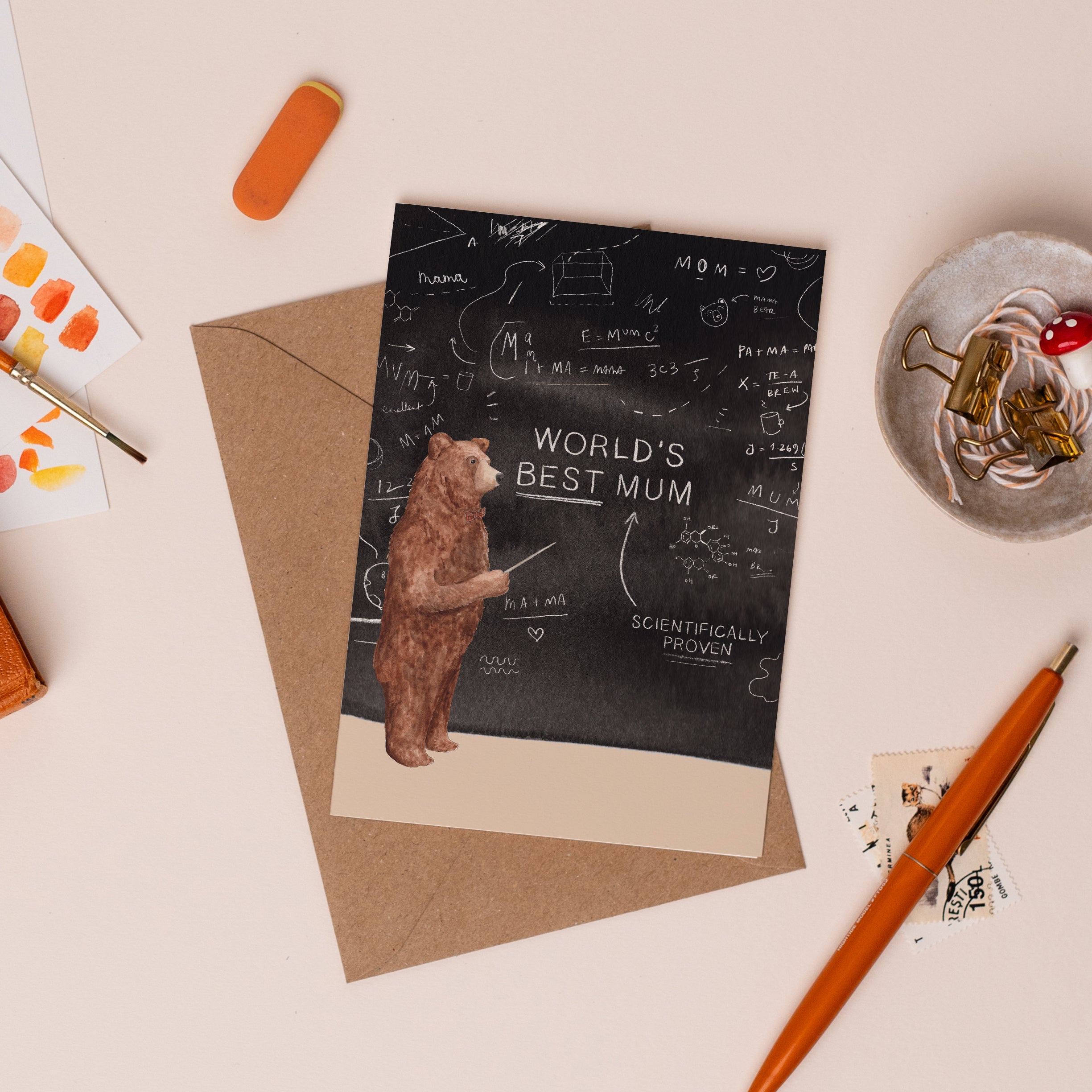 World's Best Mum Card – Mister Peebles