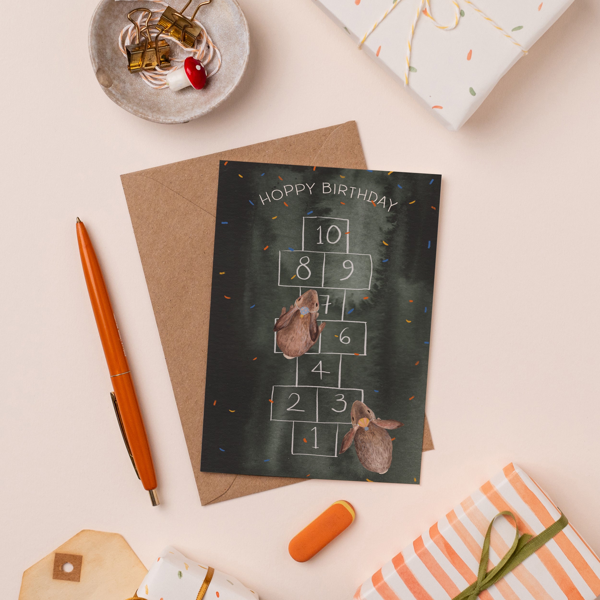 Hoppy Birthday Card – Mister Peebles
