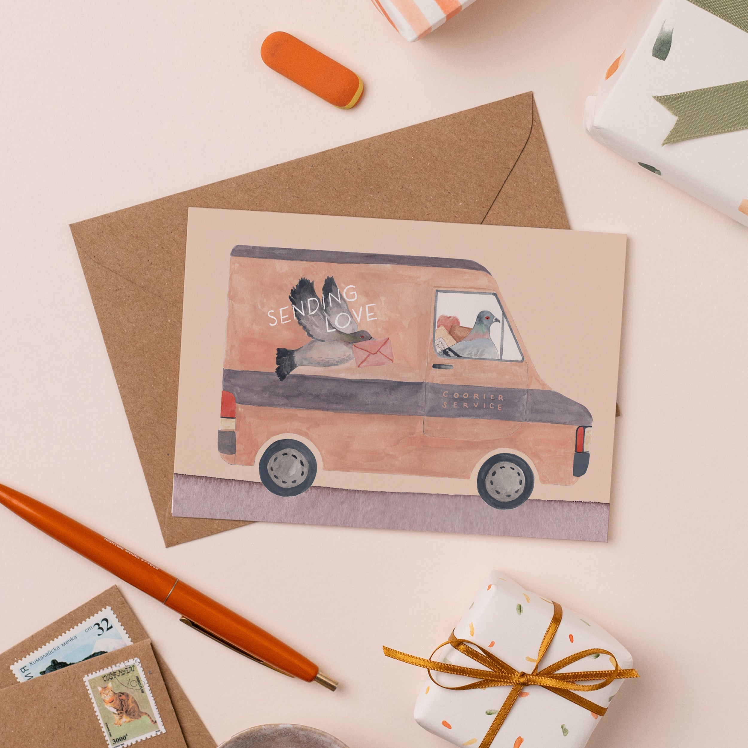 Sending Love Card – Mister Peebles