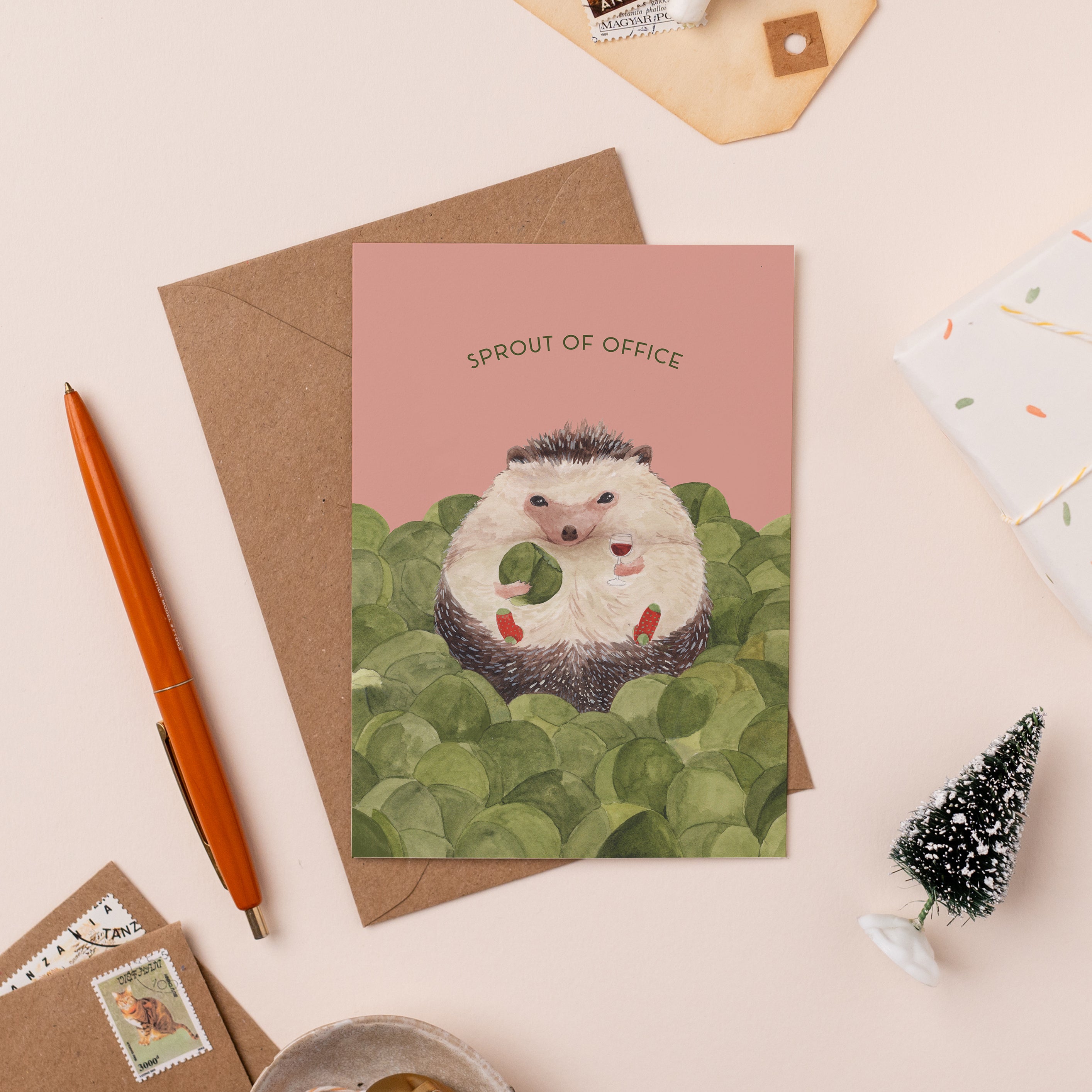 Sprout of Office Christmas Card – Mister Peebles
