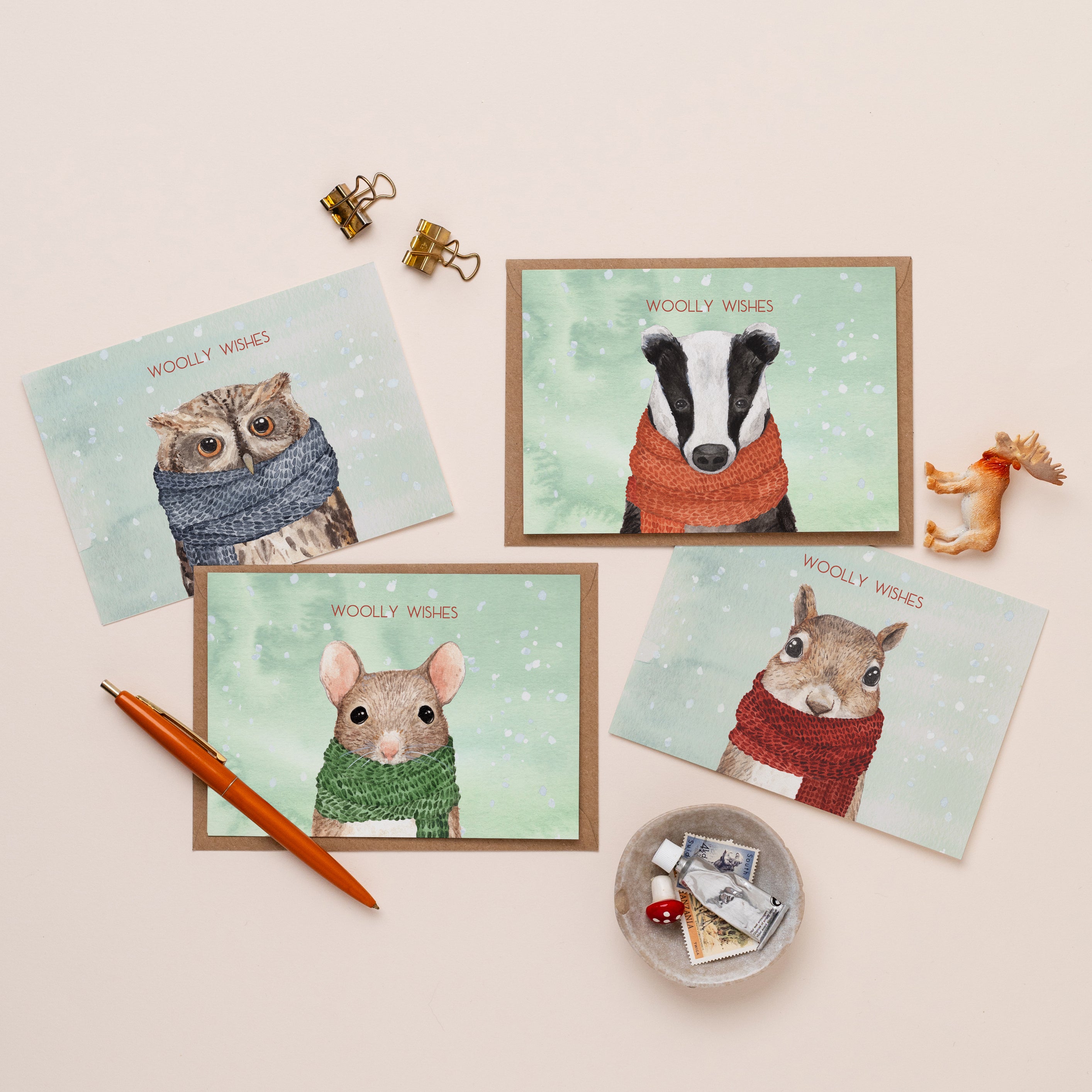 Woolly Wishes Mixed Pack Christmas Cards – Mister Peebles